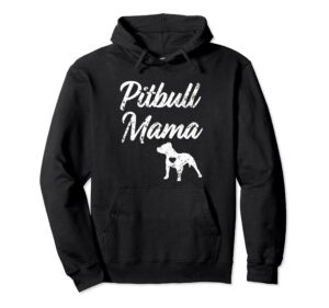 proud pitbull mama womens pit bull dog hoodie