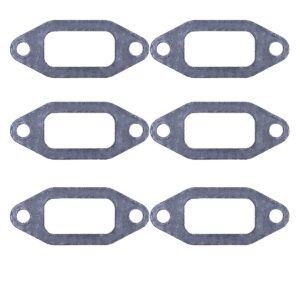 adefol 6 x exhaust muffler gasket for husqvarna 365 362 371 372 365 362 371 372 385 390 xp 371k 375k saws 503775901