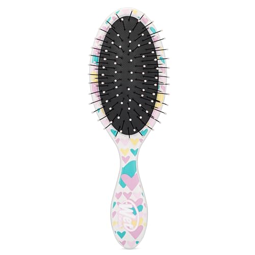 Wet Brush Kids Detangler Hair Brushes - Midi Hearts - Detangling Brush with Ultra-Soft IntelliFlex Bristles Glide Through Tangles with Ease - Pain-Free Comb for All Hair Types