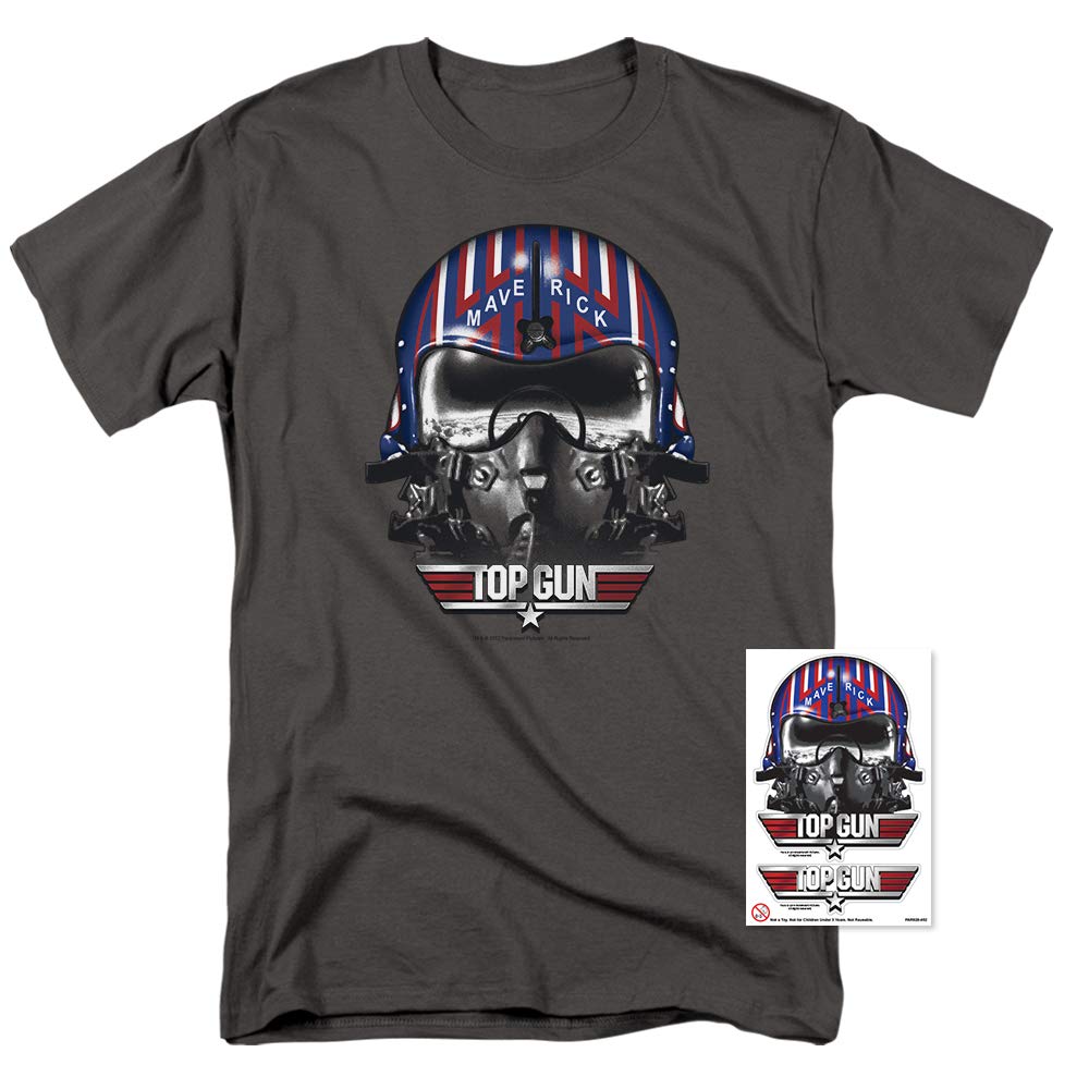 Top Gun Maverick Helmet T Shirt & Stickers (Medium)