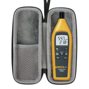 co2crea hard travel case replacement for fluke 971 temperature humidity meter