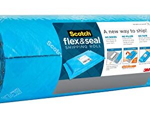 Scotch Flex and Seal Shipping Roll, 10 ft x 15 in, Just Ship It, No Boxes, No Tape, Easy Packaging Alternative to Poly Mailers, Shipping Bags, Bubble Mailers, Padded Envelopes, Boxes (FS-1510)