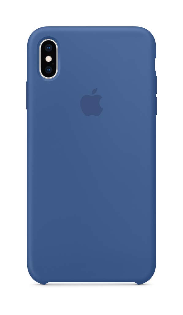 Apple iPhone XS Max Silicone Slim Fit Case - Delft Blue, 6.46 Inches