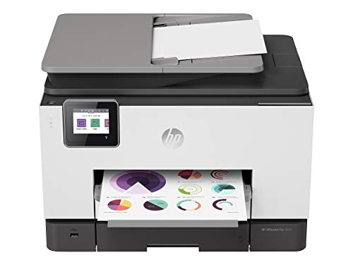 HP OfficeJet Pro 9020 All-in-One Wireless Printer, with Smart Tasks & Advanced Scan Solutions -for Smart Office Productivity, Works with Alexa (1MR78A)