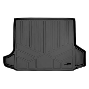 smartliner all weather custom fit cargo trunk liner floor mat black compatible with 2018-2022 chevrolet equinox/gmc terrain