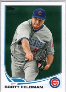 2013 topps update #us231 scott feldman cubs mlb baseball card nm-mt