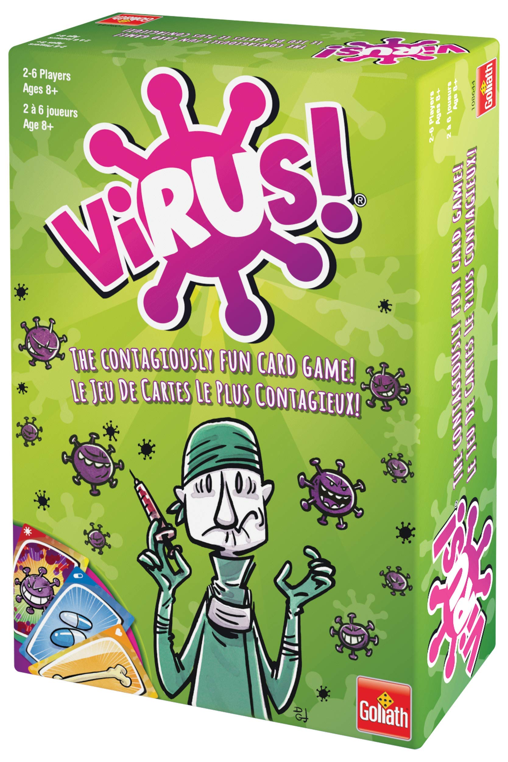 Goliath Virus Card Game The Contagiously Fun Card Game, Green (108644)