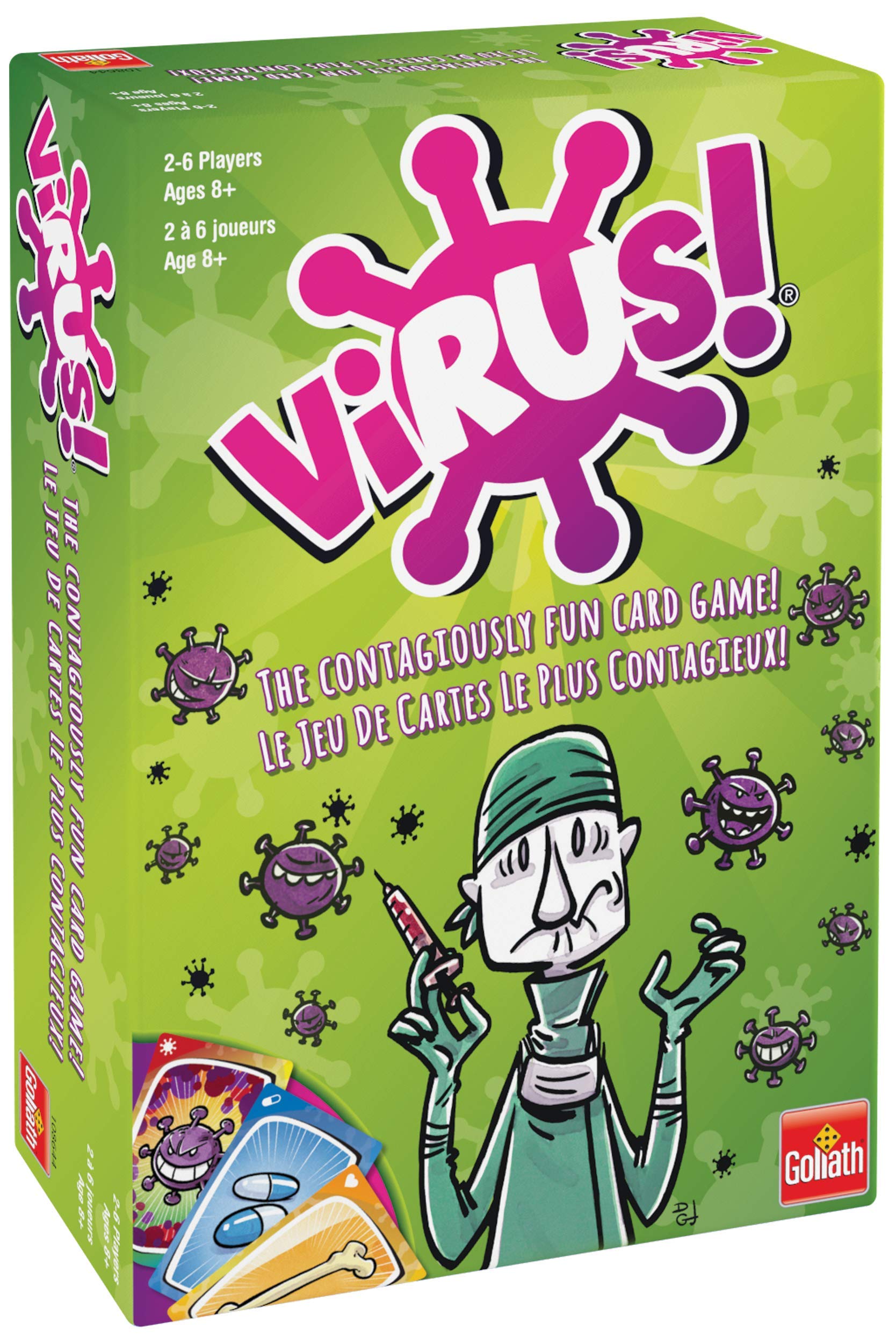 Goliath Virus Card Game The Contagiously Fun Card Game, Green (108644)