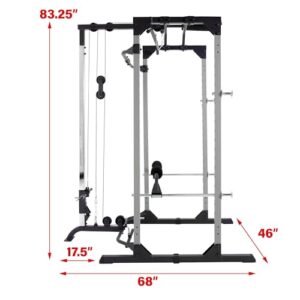 Fitness Reality 810XLT Super Max Power Cage | Optional Lat Pull-down Attachment and Adjustable Leg Hold-down | Lat Pull-down Attachment Only