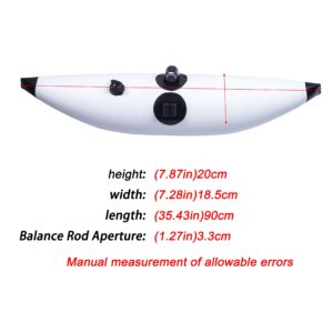 METER STAR 2Pcs Kayak Inflatable Outrigger Stabilizer Water Kayak Floats Buoy,Produced with PVC Raw Materials, Reliable Quality