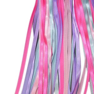 BESPORTBLE 1 Pair Kids Bike Handlebar Ribbons Streamers Colorful Scooter Tassels Grips for Children Boys Girls