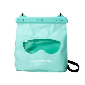 laq design perspective waterproof storage dry bag with shoulder strap for kayaking, beach, rafting, boating, hiking, camping and fishing, secure closure to keep your valuables dry