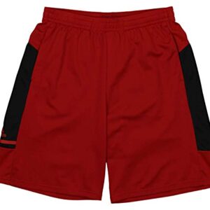 adidas Game Built Player Climalite Short with Pockets, Power Red- Black X-Large