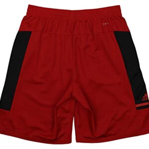 adidas Game Built Player Climalite Short with Pockets, Power Red- Black X-Large