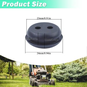 Adefol Fuel Gas Tank Rubber Grommet for 2-Hole 21mm (13/16") Hole Trimmer Weed Eater Replacement Kit