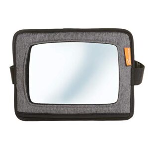 Dreambaby Reversible Car Back Seat Rear View Mirror - 2 in 1 Function - Tablet Holder & Safety Mirror - Grey - Model L1215