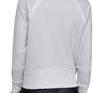 Under Armour Women's Dockside Fish Full Zip, Halo Gray (014)/White, X-Small