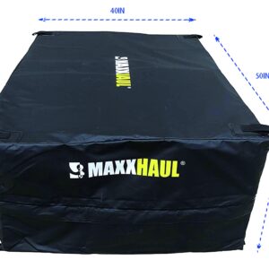 MaxxHaul 50130 Cargo Truck Bag - Heavy Duty and Water Resistant for Pick Up Truck or SUV's - 50" x 40" x 22" Black