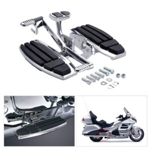 TCT-MOTORPARTS Floorboard Driver Foot Board Set Kit Brake Lever Fit For Honda Goldwing Gold Wing All 2001-2017 GL1800 & 2013-2017 F6B Models,2014-2015 Valkyrie