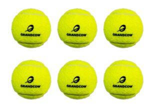 grandcow padel ball beach tennis pop paddle ball natural rubber with great flex elasticity (6 balls)