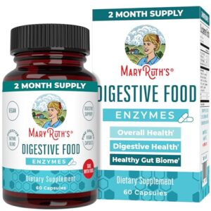 digestive enzymes capsules | up to 2 month supply | enzyme supplement for gut health support | digestion & immune support with amylase | lipase & lactase | vegan | gluten free | 60 count