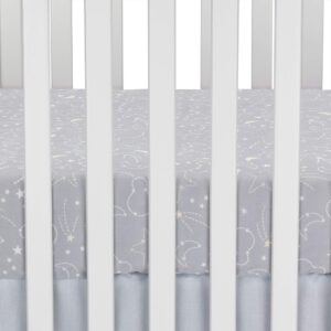 Lambs & Ivy Mickey Mouse 4Piece Crib Bedding Set, Gray