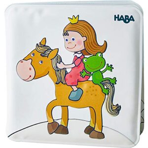 haba magic bath book princess - wet the pages to reveal colorful background - great for tub or pool