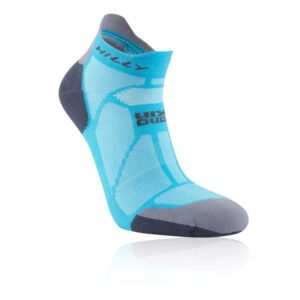 hilly women's marathon fresh socklet, peacock/charcoal, medium