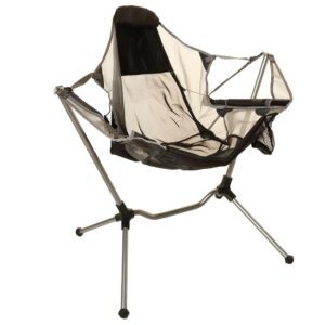 nemo equipment stargaze reclining luxury camping chair, graphite/smoke