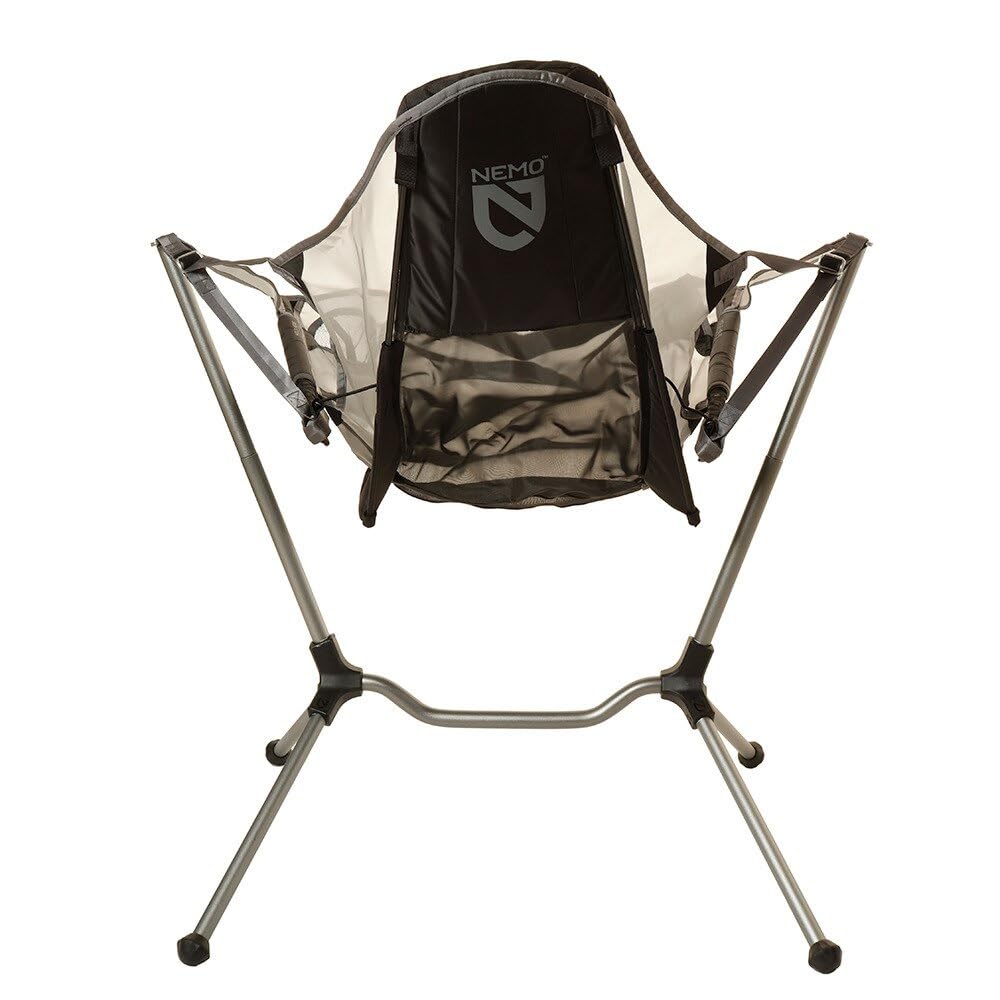 NEMO Equipment Stargaze Reclining Luxury Camping Chair, Graphite/Smoke