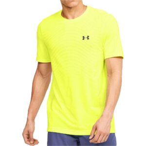 under armour seamless short sleeve novelty, x-ray (786)/black, small