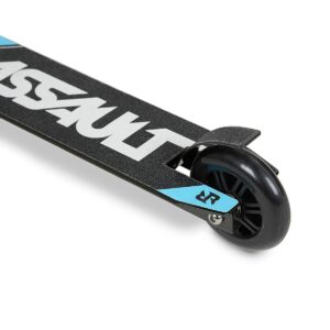 Riprail Assault Stunt Scooter Finished in Black/Blue with Alloy Deck and ABEC-7 Bearings