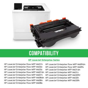 LINKYO Compatible Toner Cartridge Replacement for HP 37A CF237A (Black)