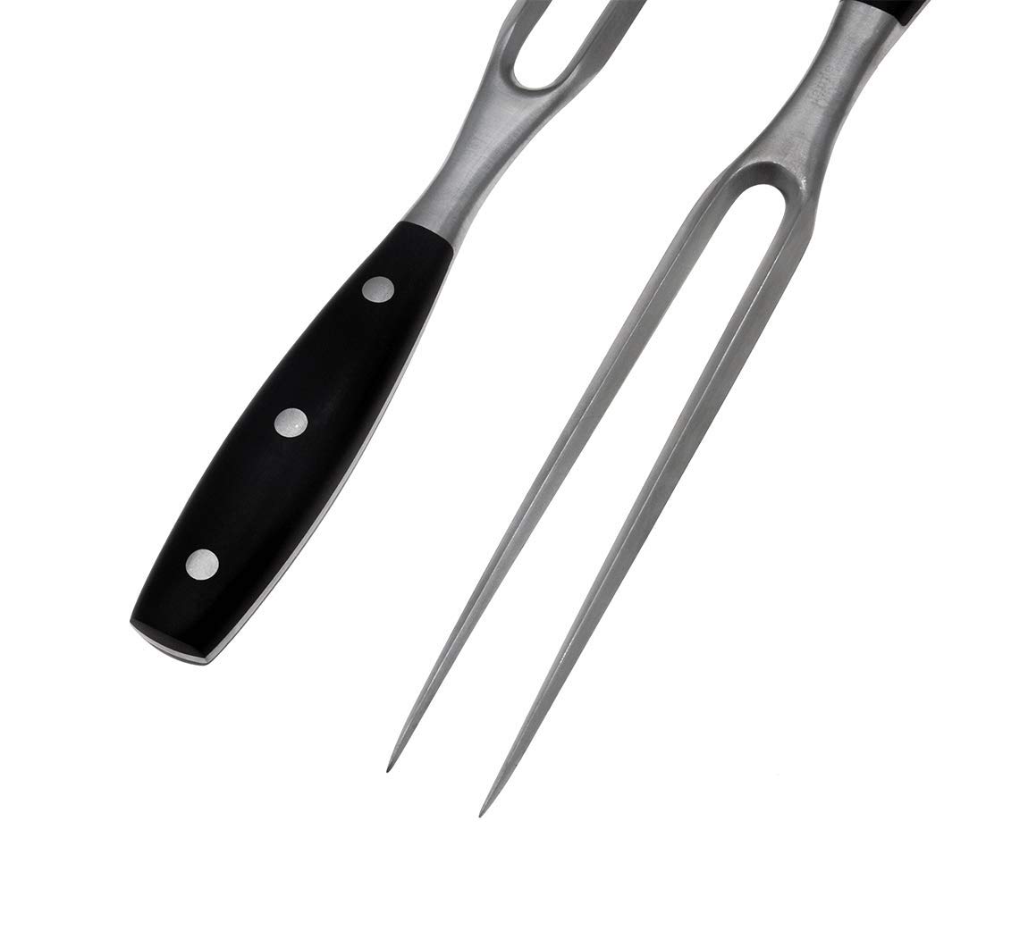 Kakamono Chef pro Stainless Steel Carving Fork Barbecue Fork BBQ Tools Meat Forks 12 Inch