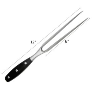 Kakamono Chef pro Stainless Steel Carving Fork Barbecue Fork BBQ Tools Meat Forks 12 Inch