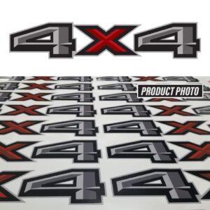 4x4 Decals Stickers for F150 (2015-2020) and F250 F350 (2017-2020) Set of 2 (4x4 Original)