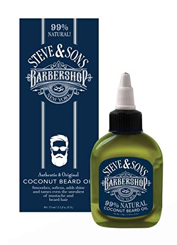 Steve and Sons Barbershop Beard Oil - Coconut 2.5 ounce