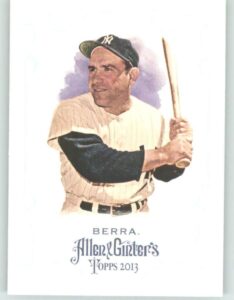 2013 topps allen and ginter #327 yogi berra yankees mlb baseball card (sp - short print) nm-mt