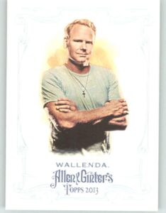 2013 topps allen and ginter #180 nik wallenda mlb baseball card nm-mt