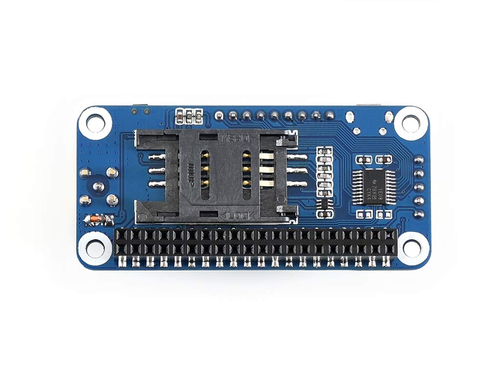 Waveshare GSM/GPRS/Bluetooth 3.0 HAT for Raspberry Pi 2B/3B/3B+/Zero/Zero W Based on SIM800C Support SMS Data Transfer ect