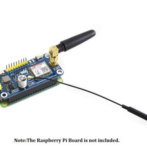 Waveshare GSM/GPRS/Bluetooth 3.0 HAT for Raspberry Pi 2B/3B/3B+/Zero/Zero W Based on SIM800C Support SMS Data Transfer ect