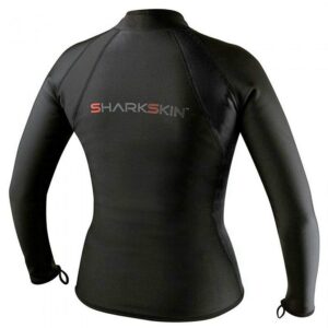 Sharkskin Womens Chillproof Long Sleeve Full Zip Shirt (Black, 14)