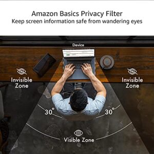 Amazon Basics Privacy Screen Filter - 21.5 Inch 16:9 Widescreen Monitor, Anti Glare & Blue Light Filter (21.5 inch (16:9), 18.77" x 10.56")