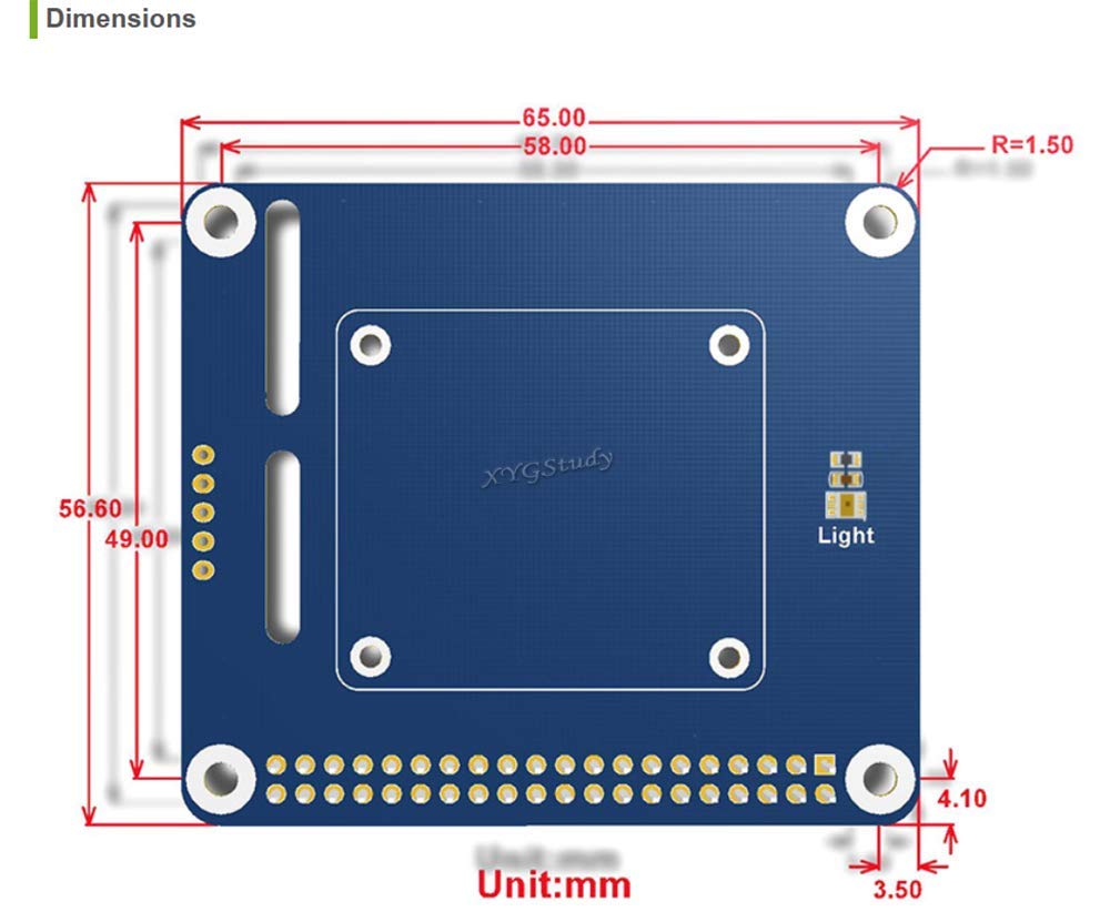 2-DOF Pan-Tilt HAT Onboard PCA9685 PWM Chip TSL25911FN Light Sensor Control Camera Movement Sense Light Intensity Via I2C Interface for Raspberry Pi 4 3 2 Model B+ B Zero W WH Jetson Nano @XYGStudy