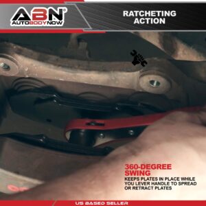 ABN Ratcheting Caliper Piston Tool – 4 in 1 Disc Brake Caliper Compression Tool Universal Brake Caliper Spreader Tool