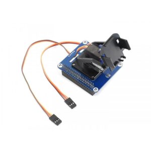 waveshare 2-dof pan-tilt hat for raspberry pi series board light intensity sensing control camera movement i2c interface