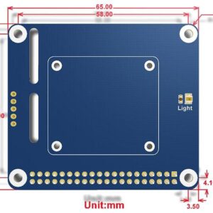 Waveshare 2-DOF Pan-Tilt HAT for Raspberry Pi Series Board Light Intensity Sensing Control Camera Movement I2C Interface