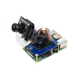 Waveshare 2-DOF Pan-Tilt HAT for Raspberry Pi Series Board Light Intensity Sensing Control Camera Movement I2C Interface