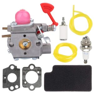 fuel li 545081855 carburetor for poulan pro bvm200c p200c husq gbv325 p325 craftsman 25cc blower walbro wt-875a carb with 545116801 air filter tune-up kit