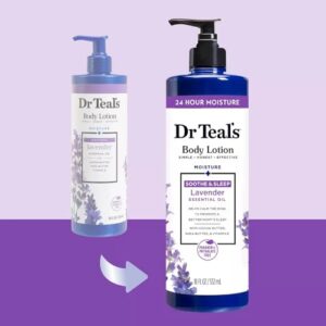 Dr Teals Lavender Body Wash w/Pure Epsom Salt - Bundle w/Dr Teals Lavender Body Lotion! Soothing Set!